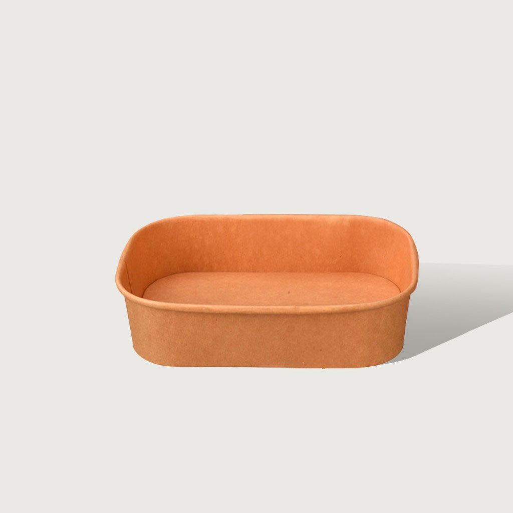 IKON Kraft Paper Rectangle Container 500ml | 50/Pack – Lloyd Holt Packaging